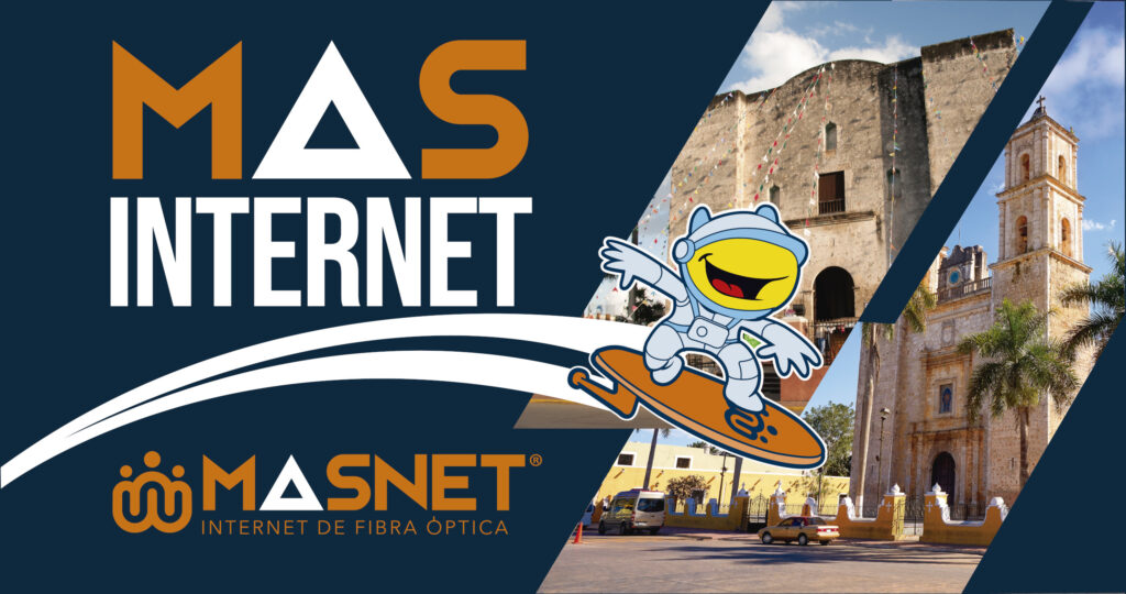 Internet de fibra óptica en Tixkokob - masnet.mx